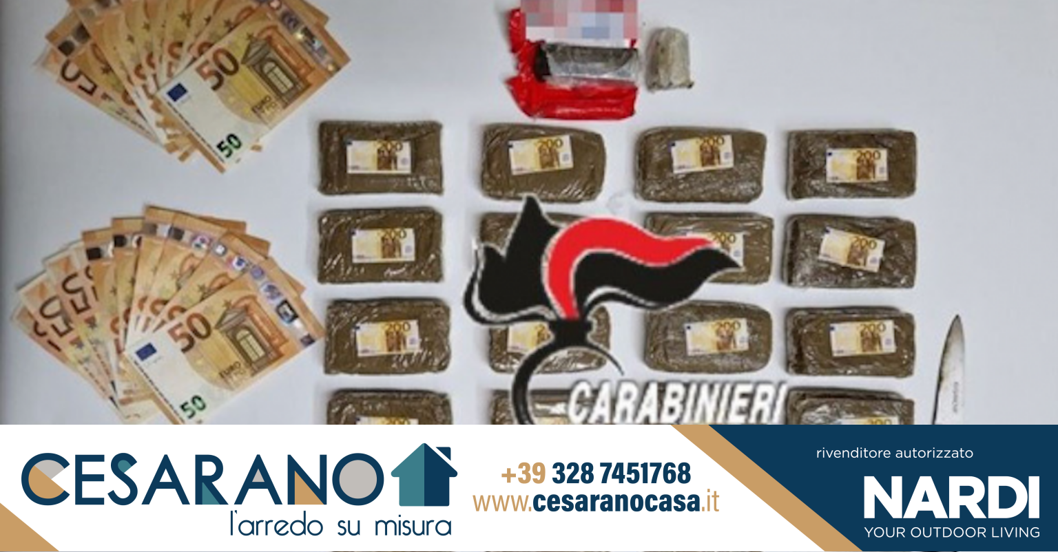 Droga e armi, due arresti e una denuncia: blitz dei carabinieri all ...