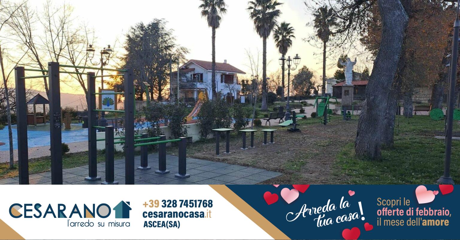 Riaperta la villa comunale di Torchiara con un circuito fitness «all ...