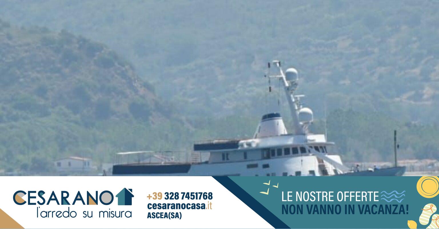 La splendida nave Paloma in rada a Casal Velino Marina | Giornale del Cilento
