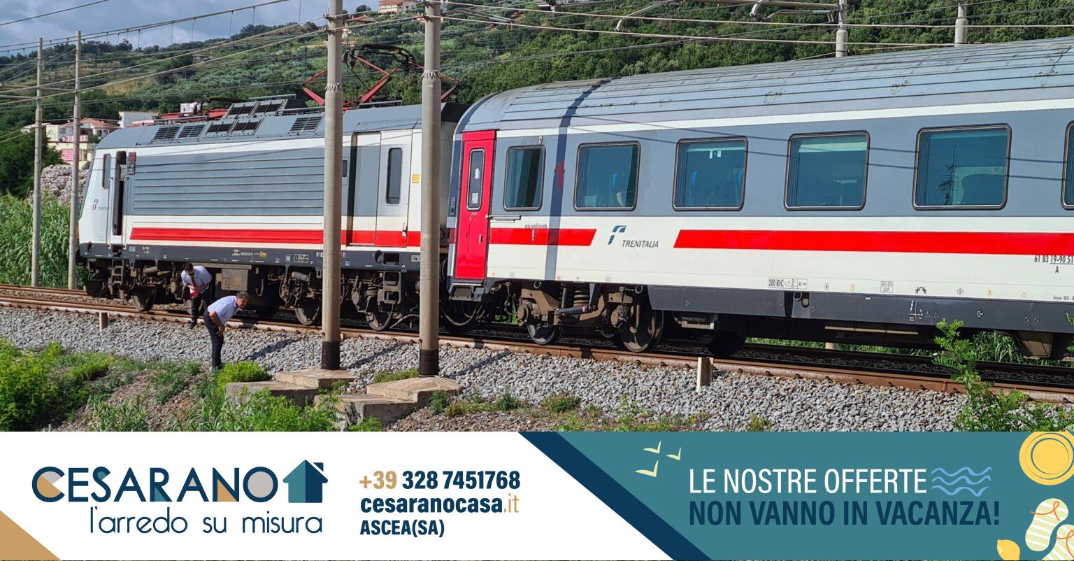 Treno guasto tra Celle di Bulgheria e Policastro: circolazione sospesa sulla linea Salerno-Sapri ...