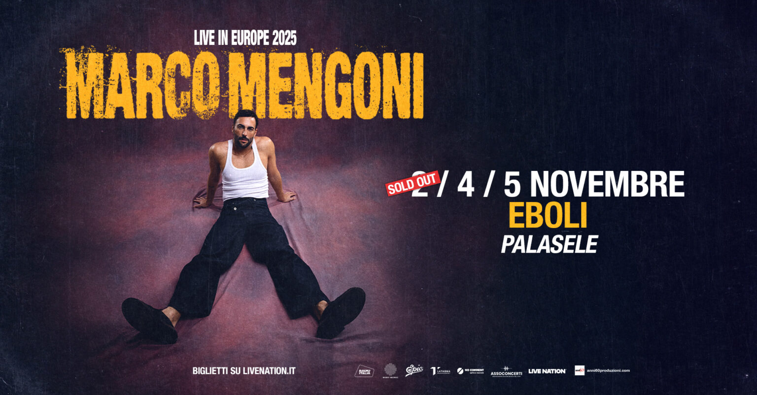 Marco Mengoni, triplo appuntamento al PalaSele di Eboli: un viaggio tra ...