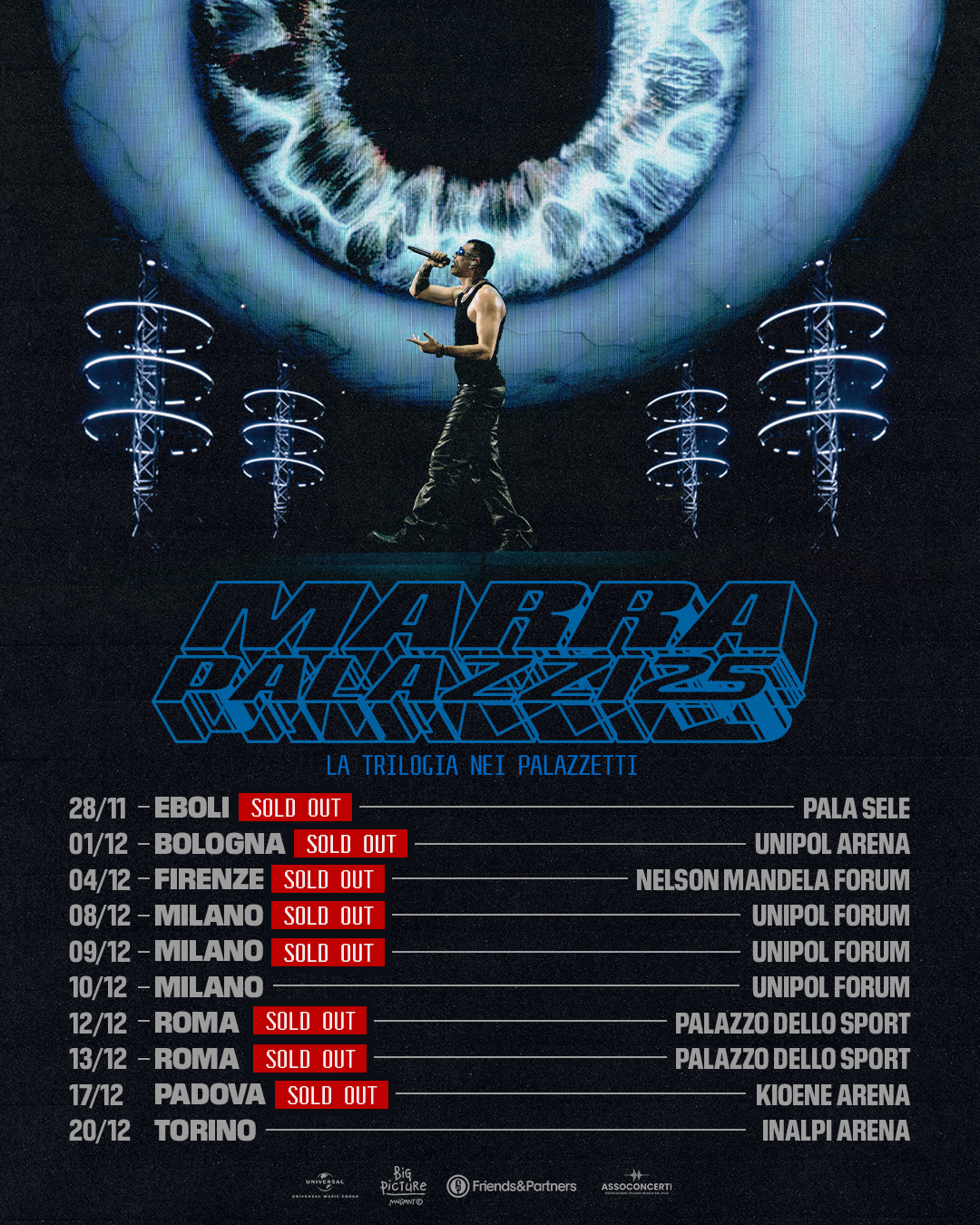 Marracash inaugura da Eboli il tour “Marra Palazzi25”: domani il ...
